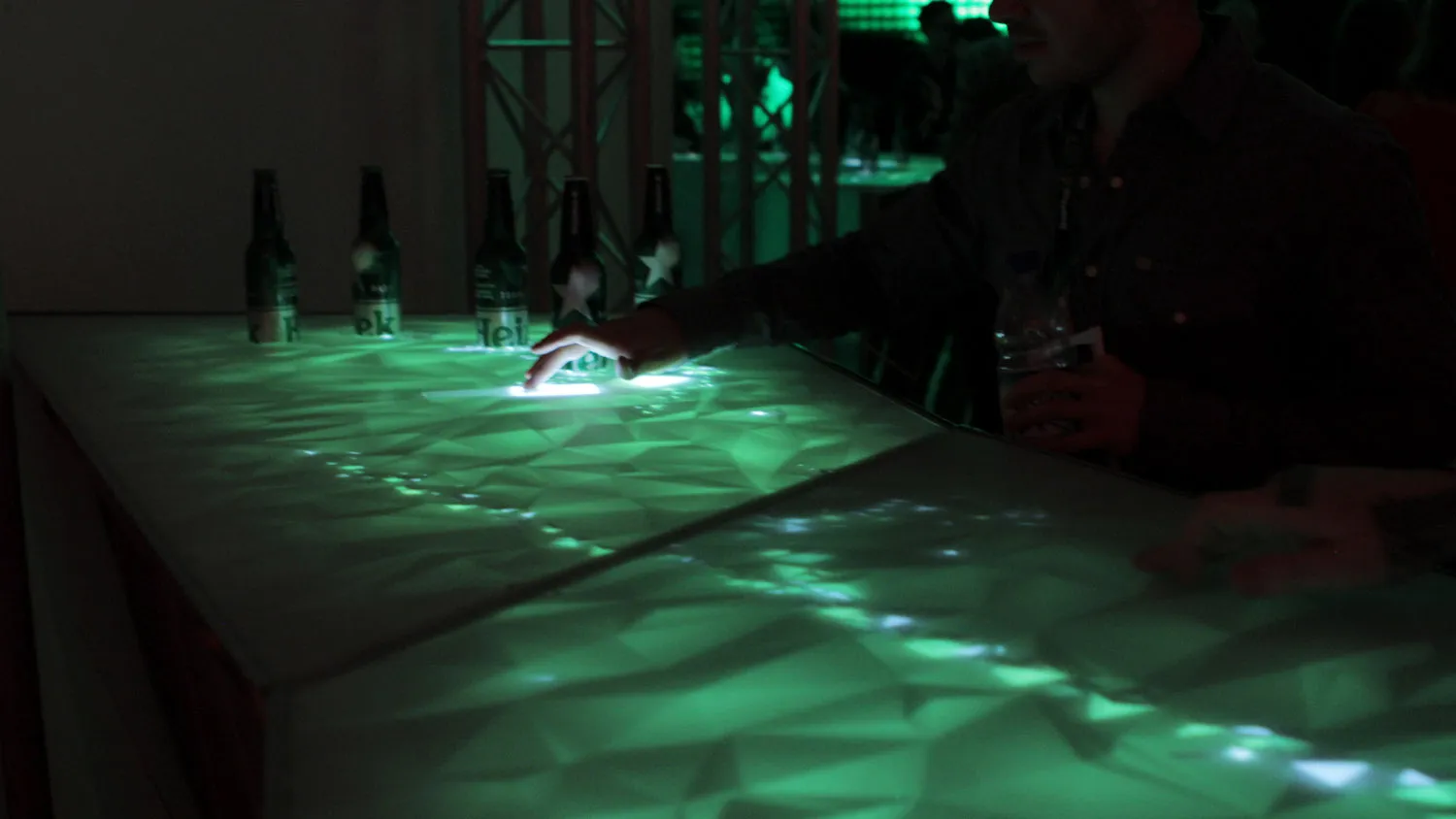 Heineken Interactive Bar - Red Paper Heart