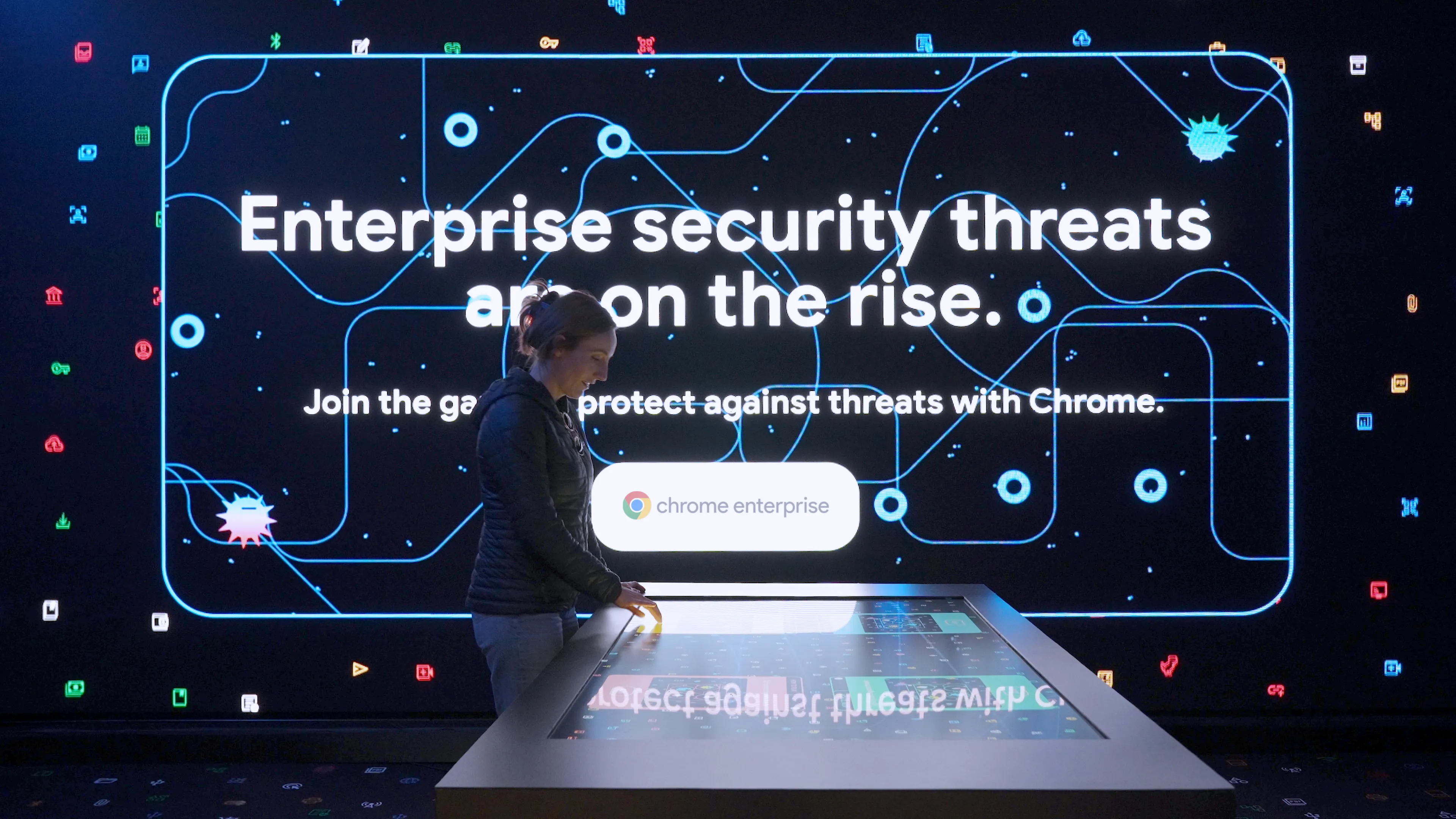 Data Defense Meets Immersive Installation Art - Red Paper Heart